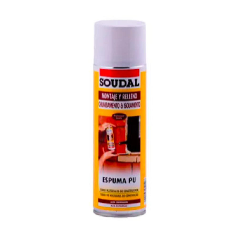 ESPUMA POLIURETANO 500 ML SOUDAL - ferreteriaqyq.cl